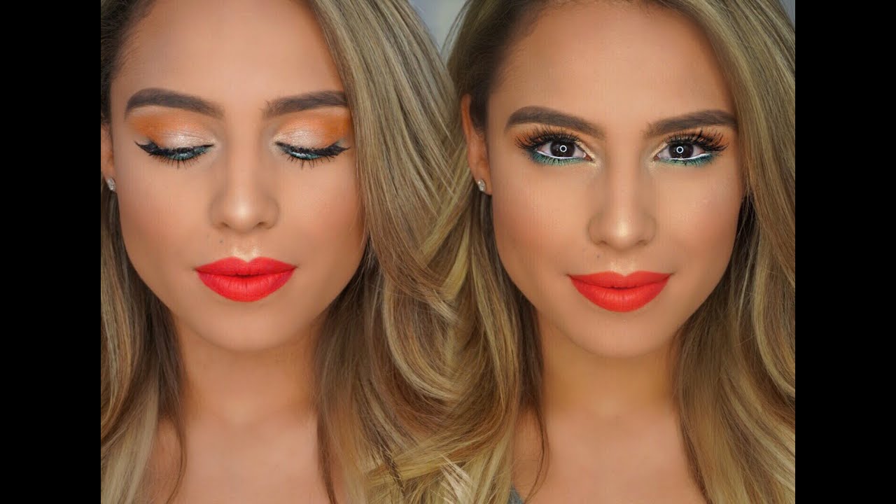 COLOFUL SPRING MAKEUP TUTORIAL - YouTube