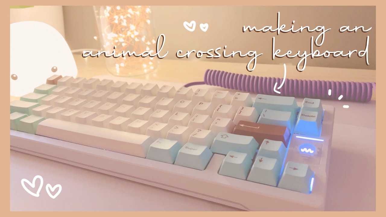 ☁️ Building an Animal Crossing Inspired Keyboard ☁️ - relaxing and ...