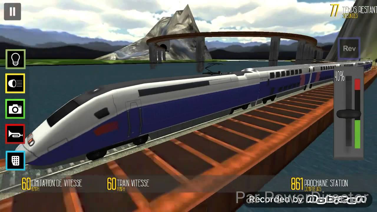 Euro Train Sim fr let's play tranquille - YouTube