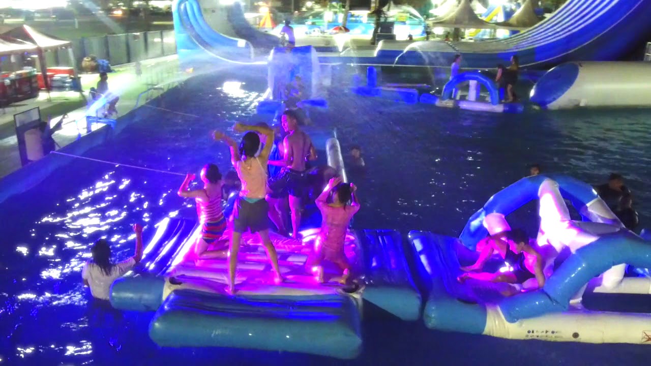 Warp Water Slide ( Night time ) - YouTube