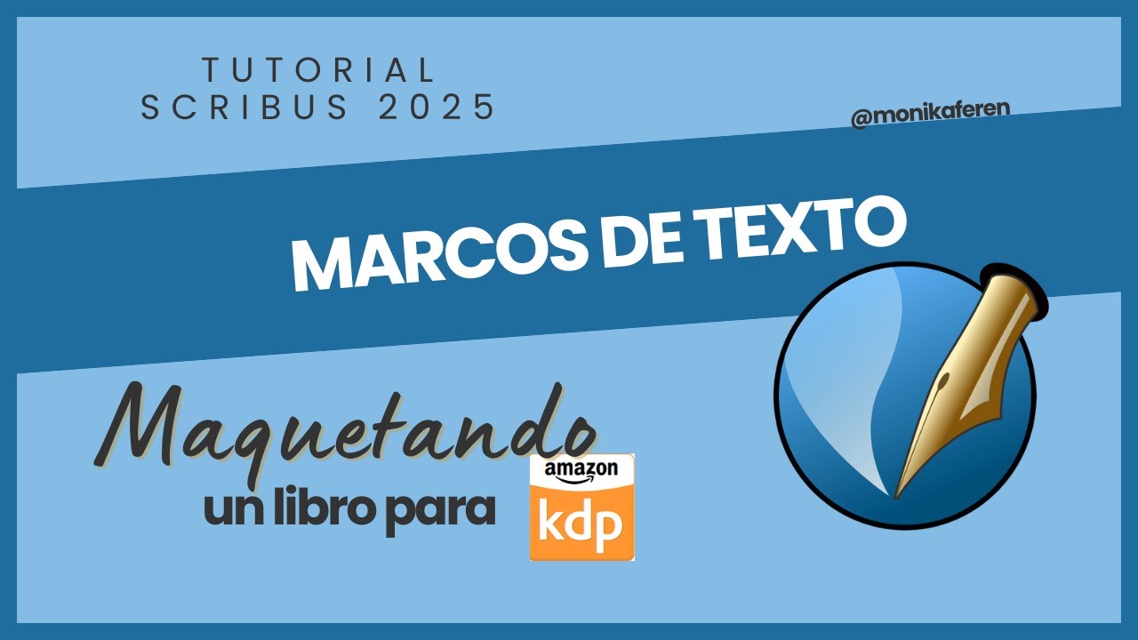 CÓMO PONER EL TEXTO EN SCRIBUS - MARCOS DE TEXTO - Tutorial Scribus 2025 - YouTube