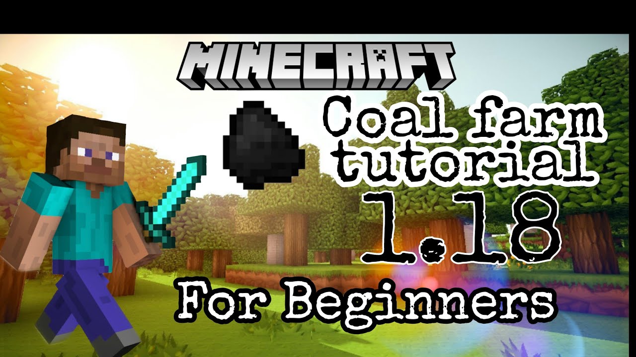 minecraft coal farm | Minecraft coal farm 1.18 tutorial for beginners ...