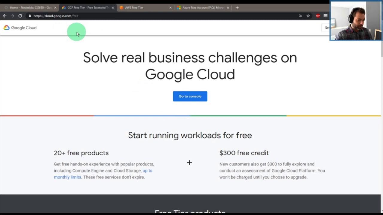 CIS655 - Cloud Applications Development - Free Tiers - YouTube