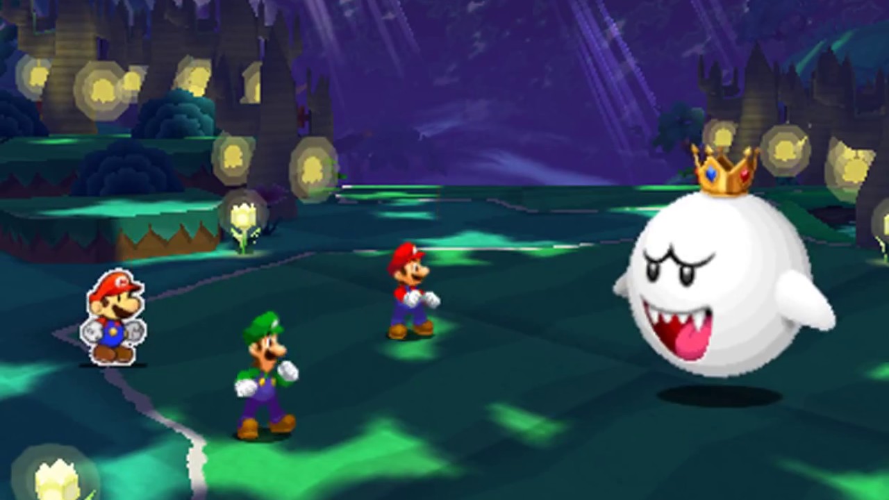 Mario & Luigi: Paper Jam Boss 13 - King Boo - YouTube