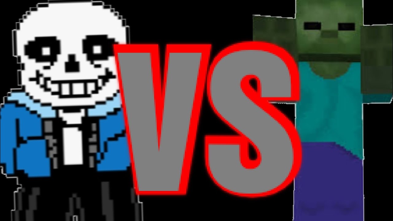 Minecraft Experiment Sans Vs Zombie Titan (Long Fight) - YouTube