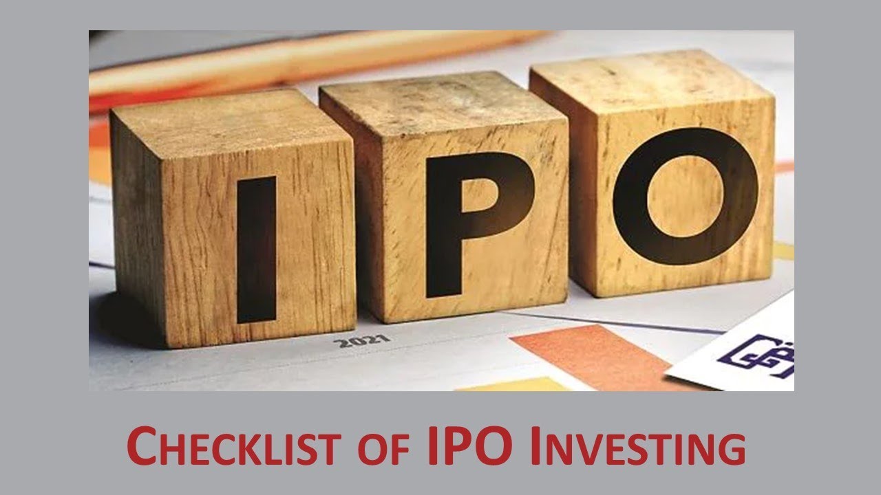 IPO Checklist - YouTube