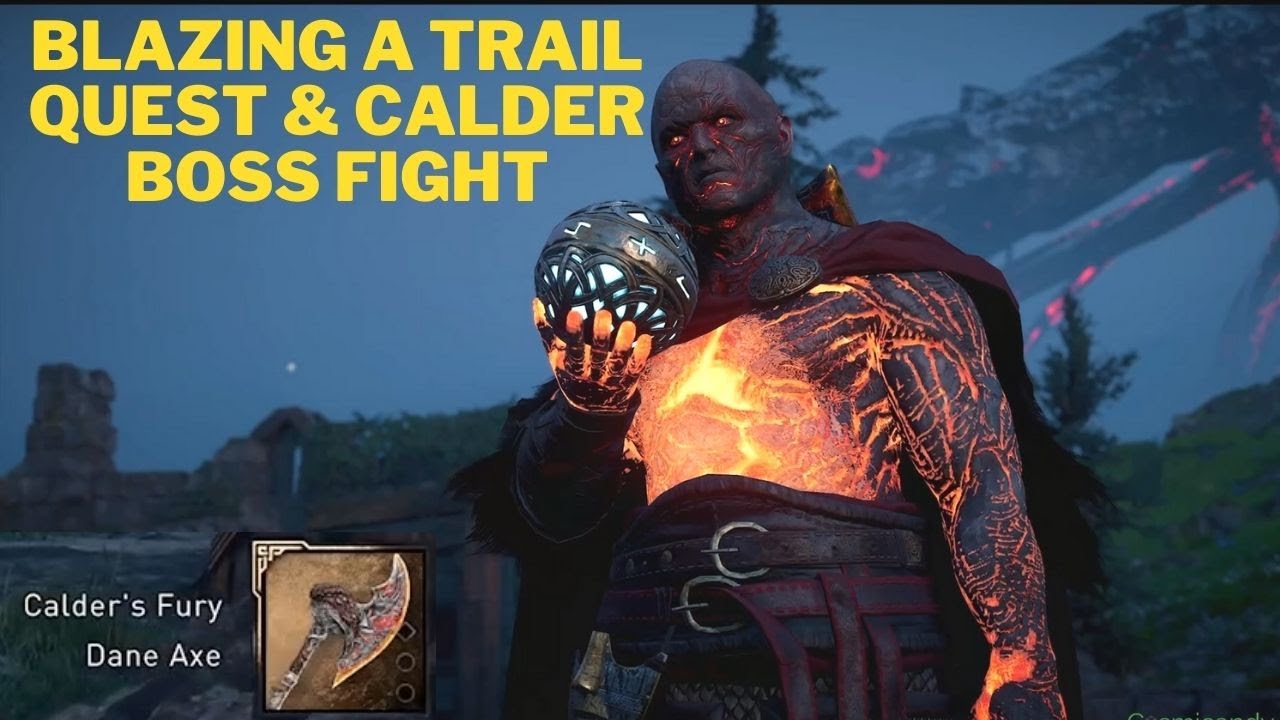 Blazing a Trail Quest & Calder Boss Fight : Dawn of Ragnarok ...