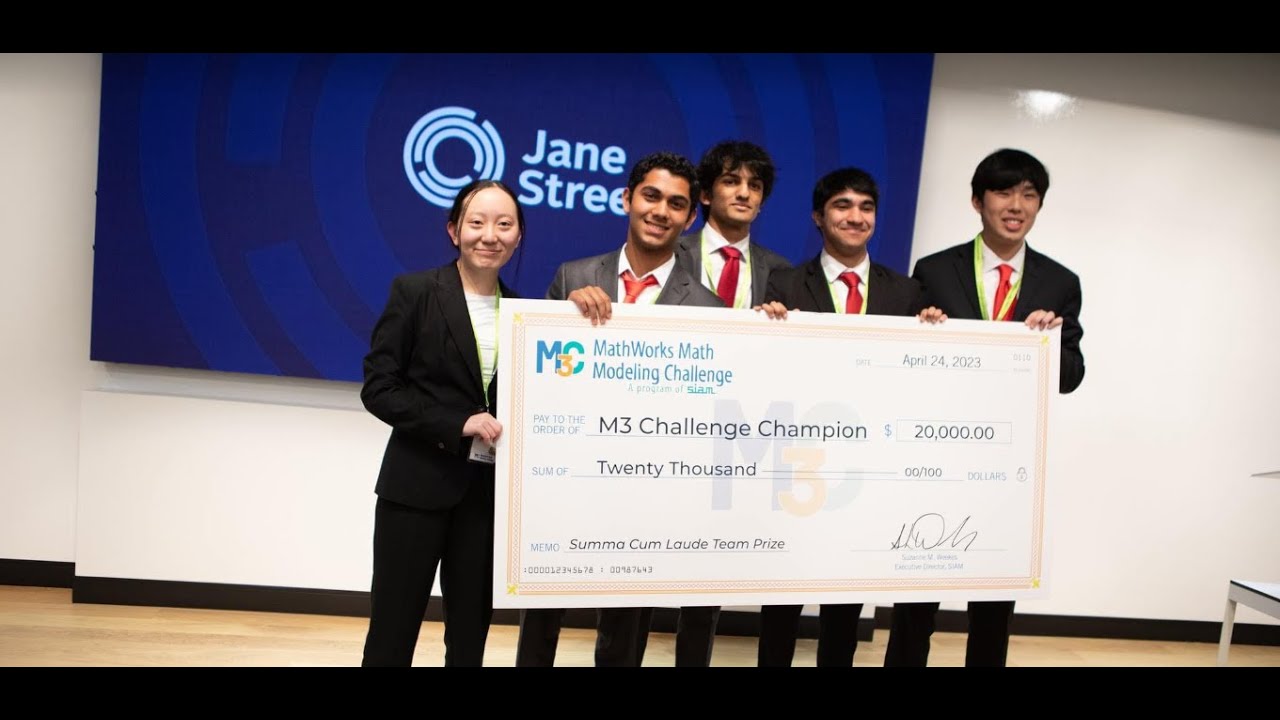 MathWorks Math Modeling Challenge FINALS Vlog (Champions 2023) - YouTube