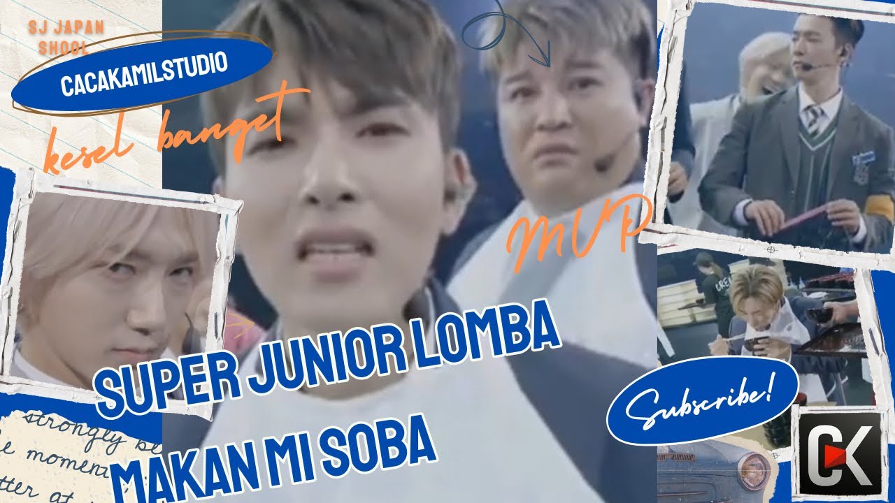 #SUPERJUNIOR LOMBA MAKAN SOBA: LEETEUK PRINCESS! SHINDONG GENDONG TIM ...