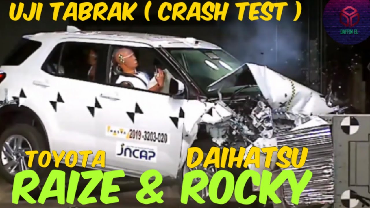 UJI TABRAK (CRASH TEST) Toyota Raize Dan Daihatsu Rocky 2021 - YouTube