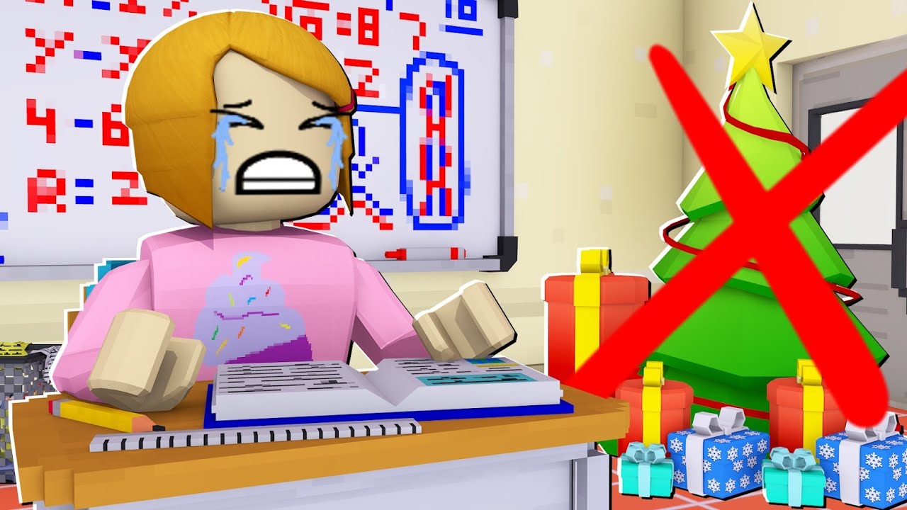 Roblox Brookhaven | BAD ENDING | I Got Detention On Christmas! - YouTube