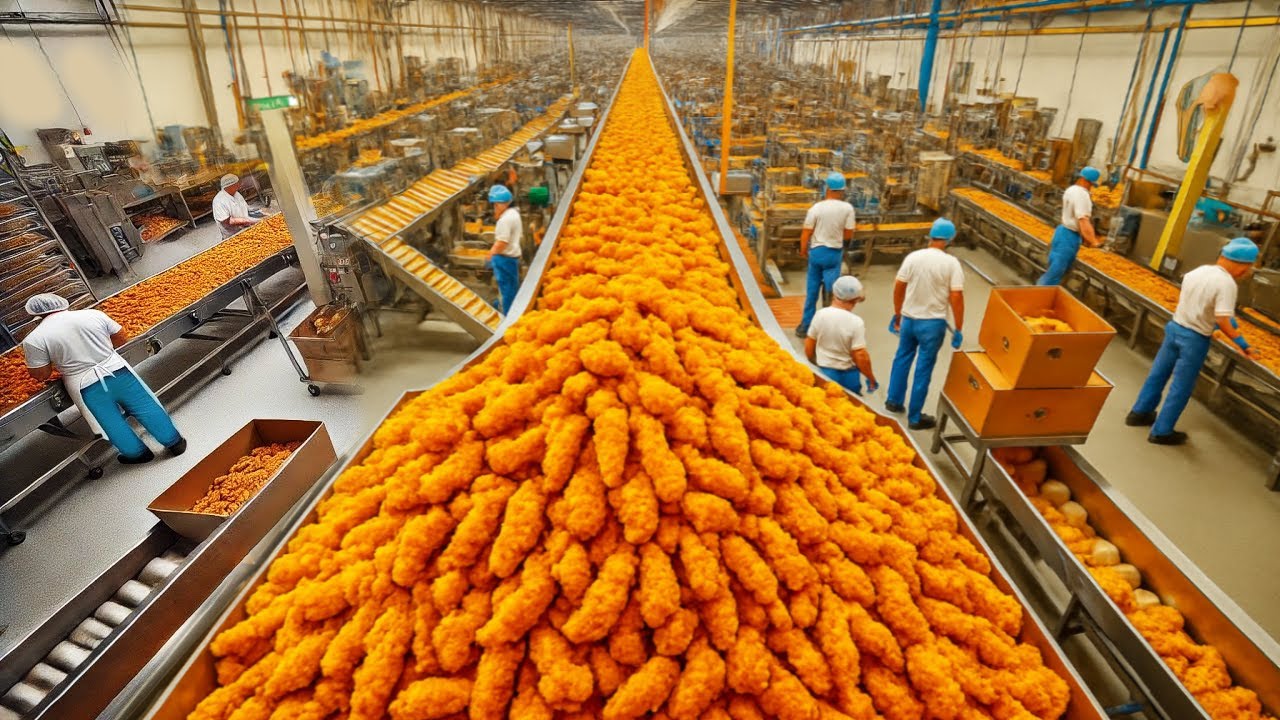 HOW CHICKEN NUGGETS are MADE 🐔 | THIS is HOW TONS are PRODUCED - YouTube