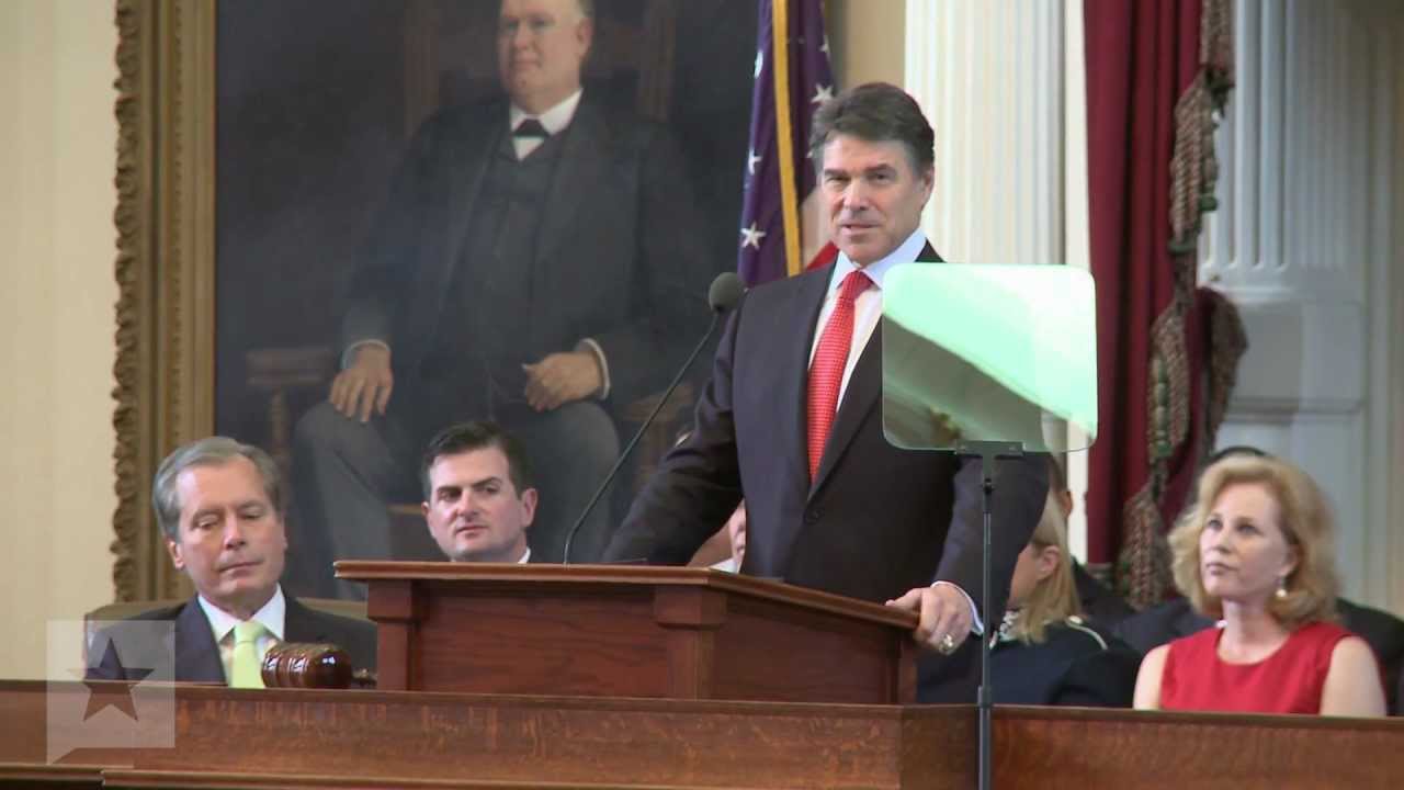 Governor Rick Perry: State of the State Address - YouTube