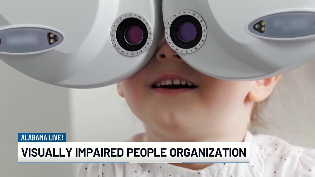 Support group for visually impaired people holding meeting - YouTube