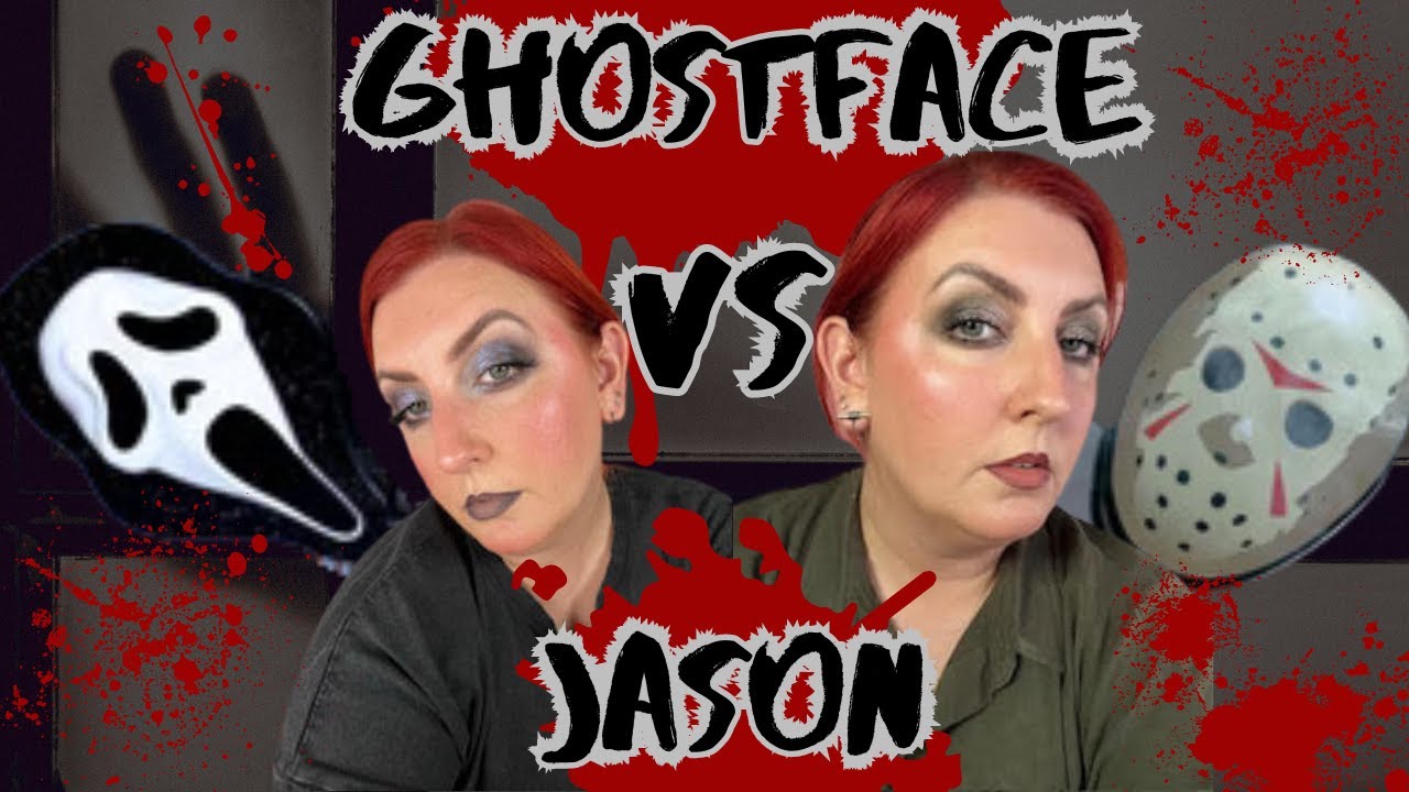 GHOSTFACE VS JASON – HORROR MOVIES & MAKEUP – GLAMLITE HORROR COLLABS ...