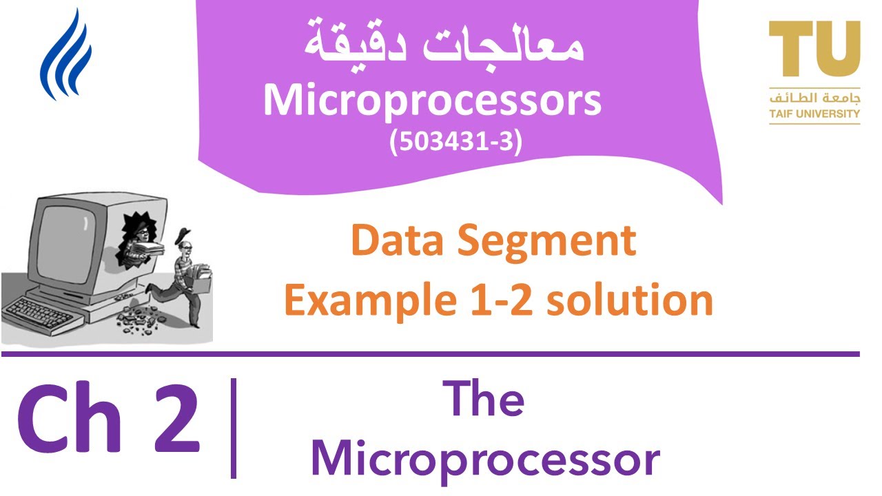 Microprocessors | 12. Example 2 solution | معالجات دقيقة شرح عربي - YouTube