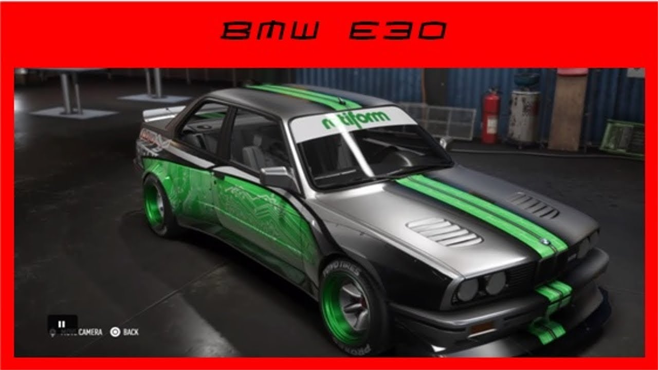 NFS Payback : BMW E30 Custom Wrap Customization Showcase - YouTube