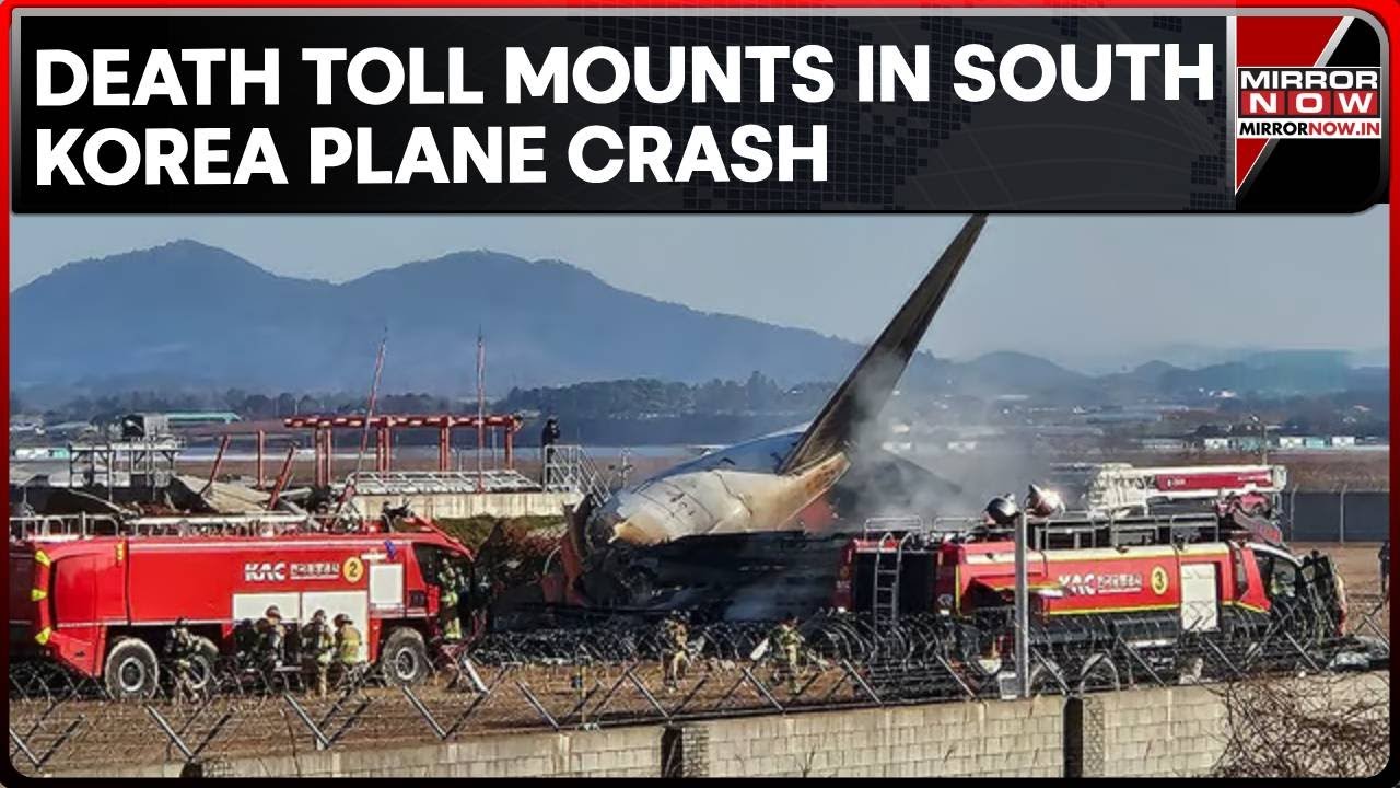 South Korea Plane Crash: Death Toll Mounts To 85 As Jeju Air Flight Busts Into Flame At Muan ...