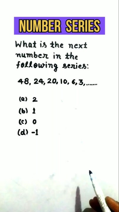 Missing number series tricks | - YouTube