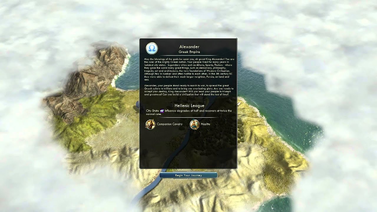 Civilization 5 - Greece introduction - TGN - YouTube