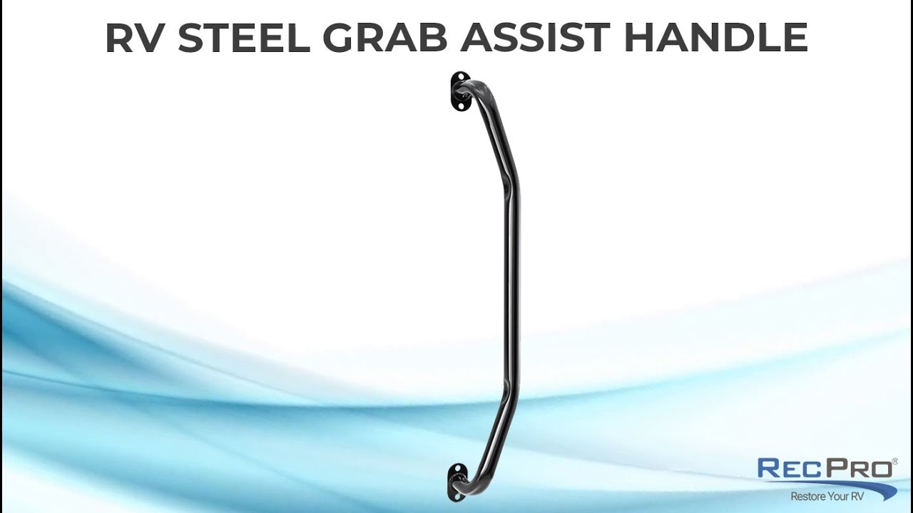 RV Steel Grab Assist Handle - YouTube