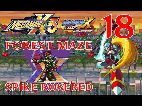 Mega Man X5 - Maverick 18: Spike Rosered; Forest Maze (Legacy Collection) [No Damage - Zero ...