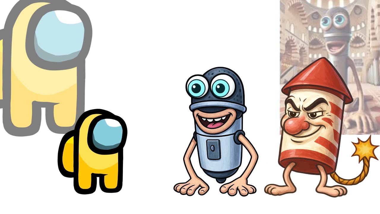 Mini Crewmate vs Italian Brainrot Characters | Among Us # ...