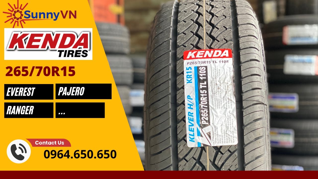 Lốp Ô Tô 265/70R15 KENDA KR15 | SUNNY VN - YouTube