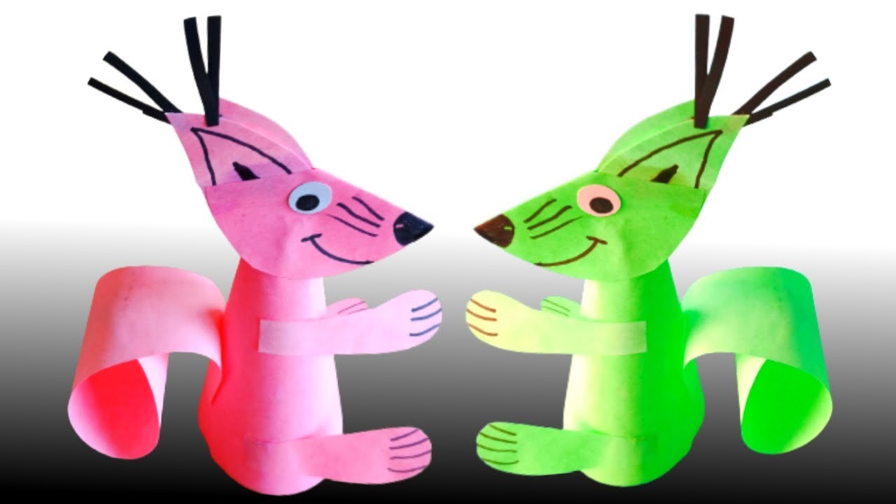How to make a paper squirrel easy | how to make origami squirrel - YouTube