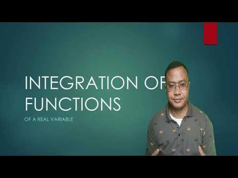 Lebesgue's Integration, Simple Measurable functions, Non negative functions - YouTube