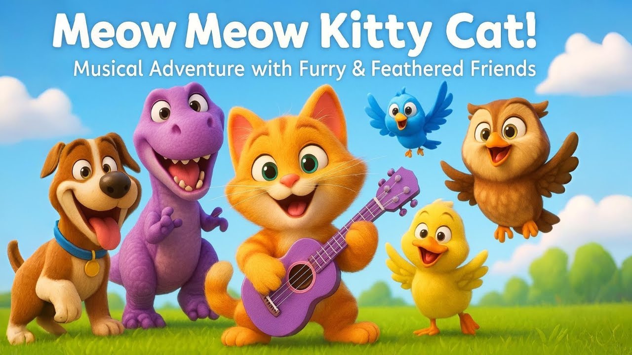Meow Meow Kitty Cat! | A Musical Adventure with Furry & Feathered ...