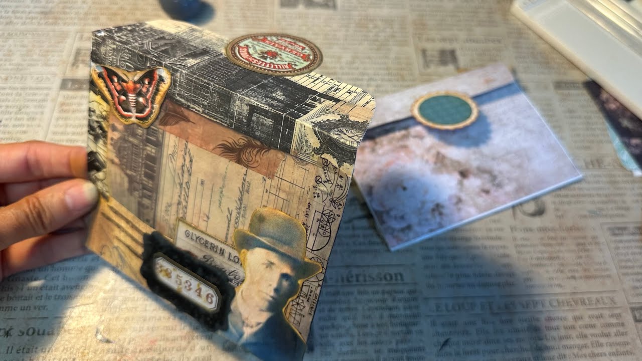 Junk Journal Envelopes from Junk Mail Envelopes - YouTube
