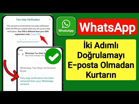 WhatsApp İki Adımlı Doğrulama Pini E-posta Olmadan Nasıl Kurtarılır [2023] | WhatsApp Pini Sıfırla