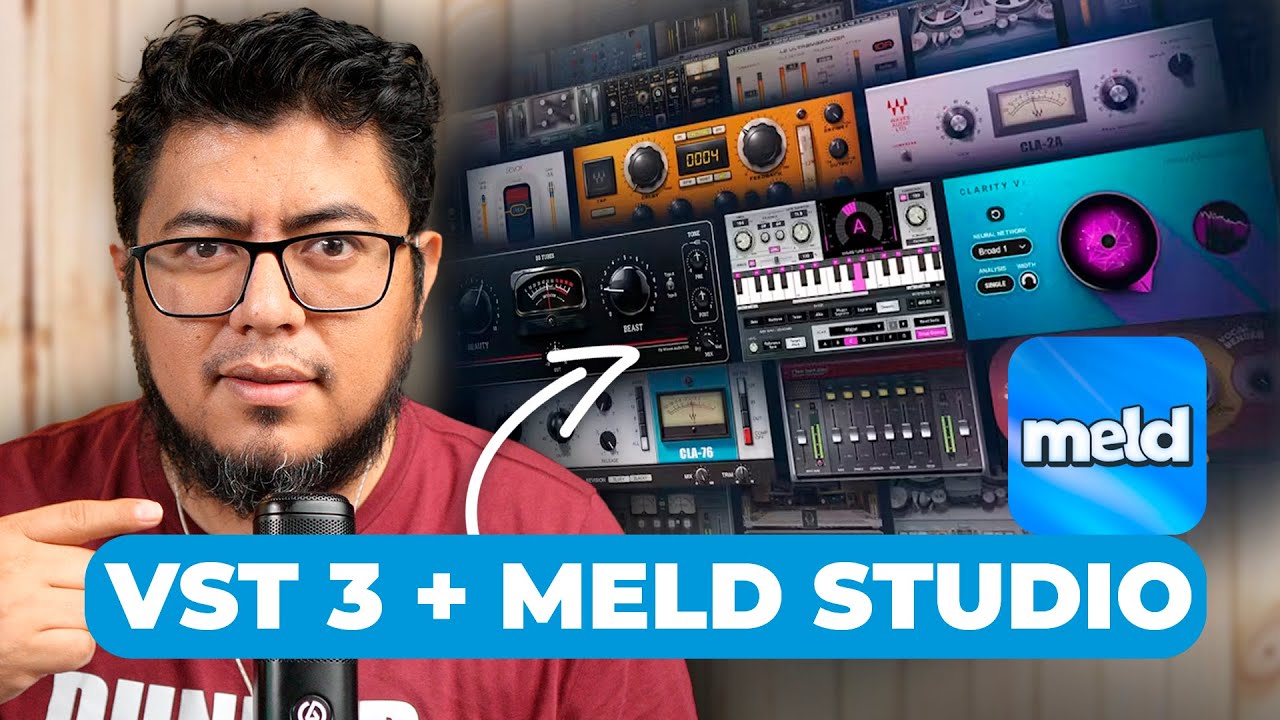 VST 3 CON MELD STUDIO - AUDIO PROFESIONAL EN TUS TRANSMISIONES - YouTube