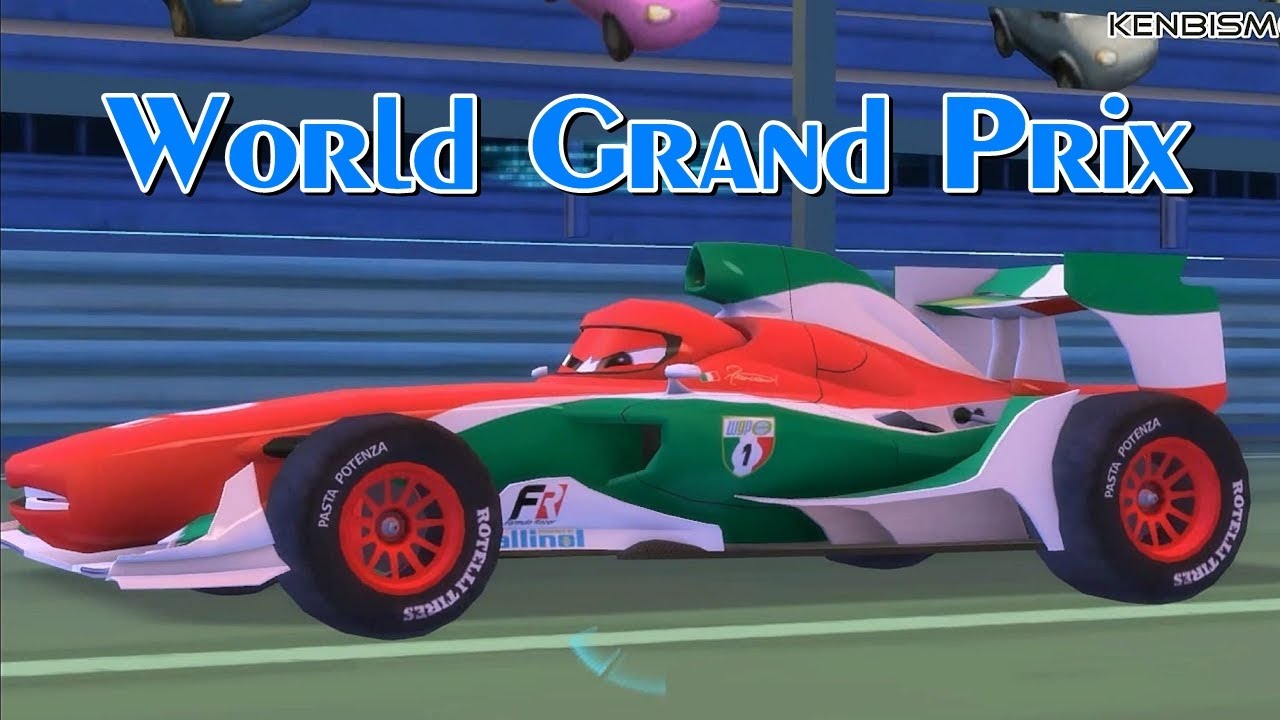 Cars 2 The Video Game Arcade Model WGP World Grand Prix Francesco ...