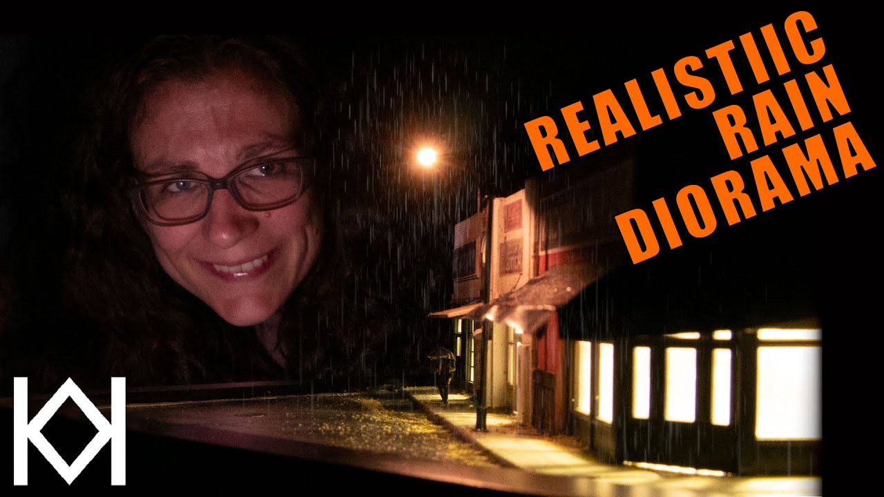 Model a Realistic Rain Diorama - YouTube