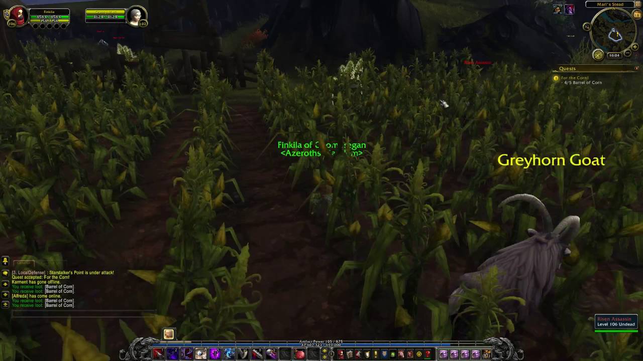 WoW quest #2250 For the Corn! - YouTube