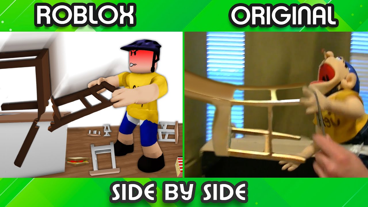 SML ROBLOX: Hurricane Jeffy! Original VS. Roblox Movie | Side by Side ...