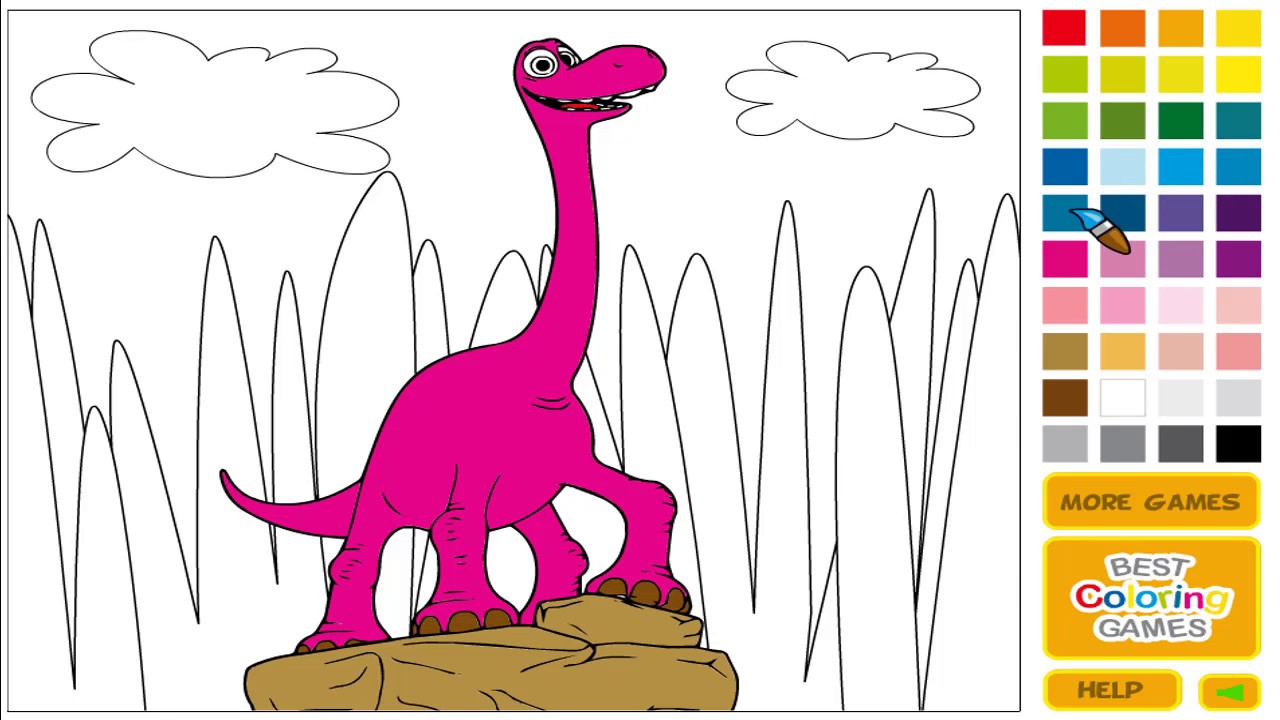 Learn Colors With Dinosaurs for Children - Learn Animals Colors - YouTube