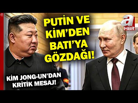 Rusya ile Kuzey Kore arasında tarihi imza! Putin ve Kim Jong Un'dan Kritik Açıklama | A Haber