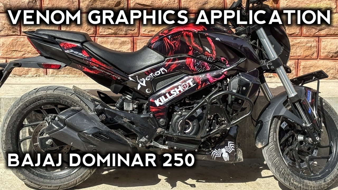 VENOM GRAPHICS | DOMINAR 250 | JODHPUR - YouTube
