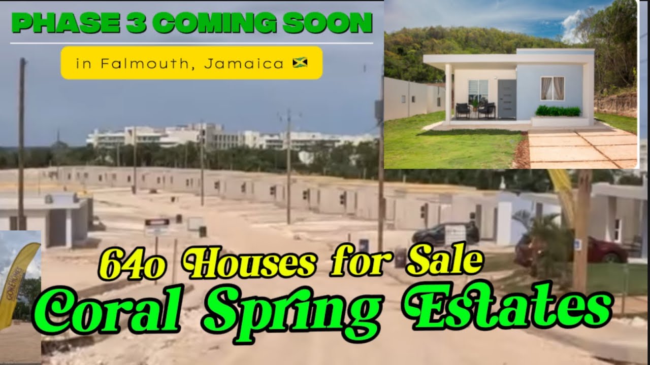 640 Houses for Sale at Coral Springs Estate in Trelawny Jamaica ...