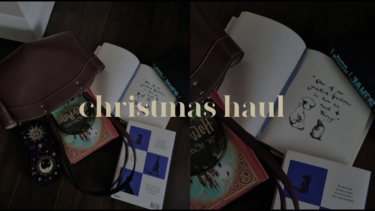 LIFESTYLE | WHAT I GOT FOR CHRISTMAS 2024 (books haul, harry potter ...