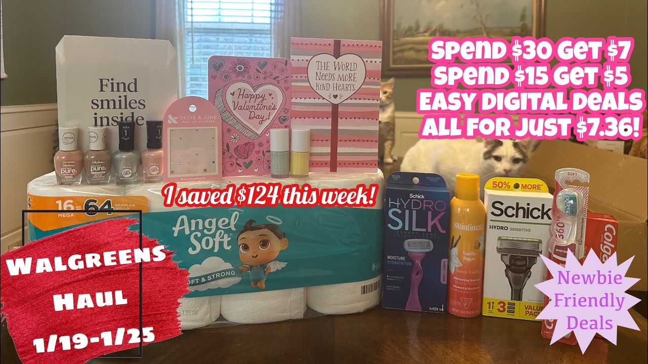 WALGREENS HAUL 1/19-1/25 | ALL FOR JUST $7.36! BEGINNER FRIENDLY ...