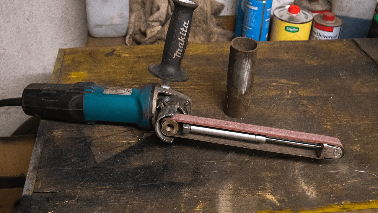 Homemade Power File | Grinder Attachment - YouTube