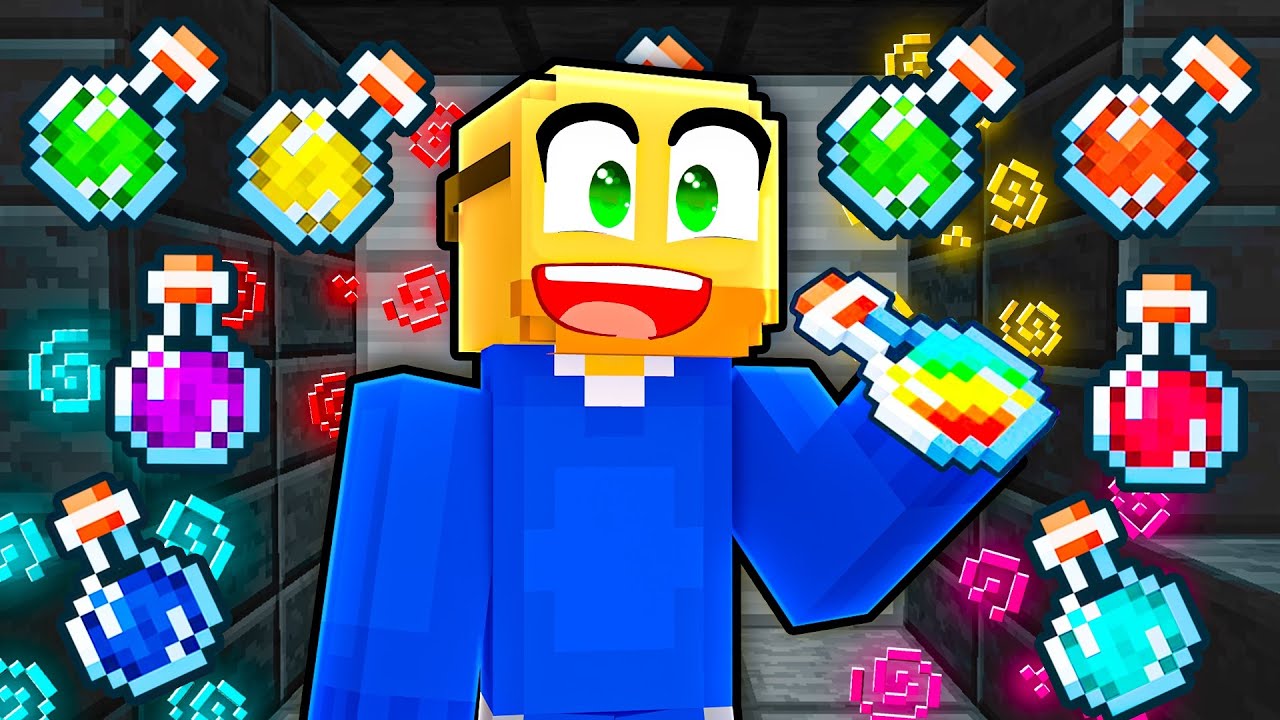 Geheime OP POTIONS Gevonden In Minecraft (Survival) - YouTube