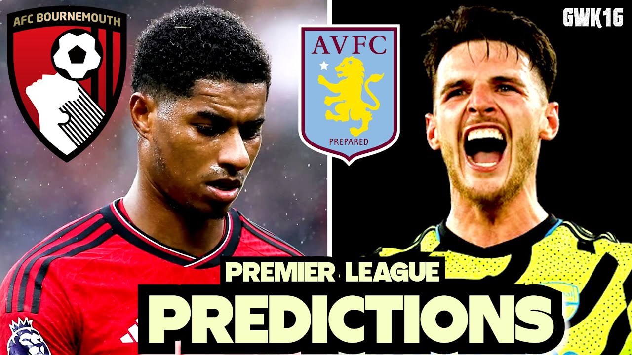 MY PREM GAMEWEEK 16 PREDICTIONS!!! (wow) - YouTube