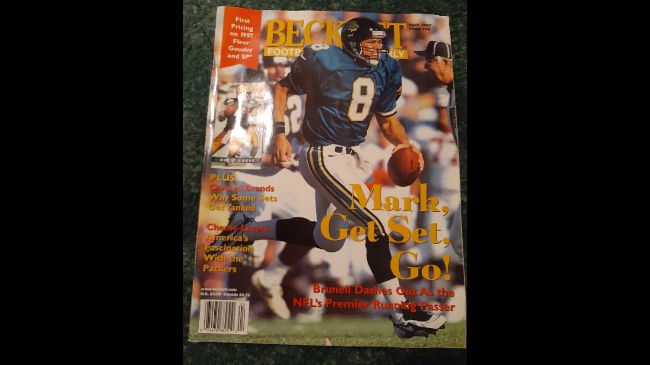Mark Brunell Beckett Magazine From 1997 - YouTube