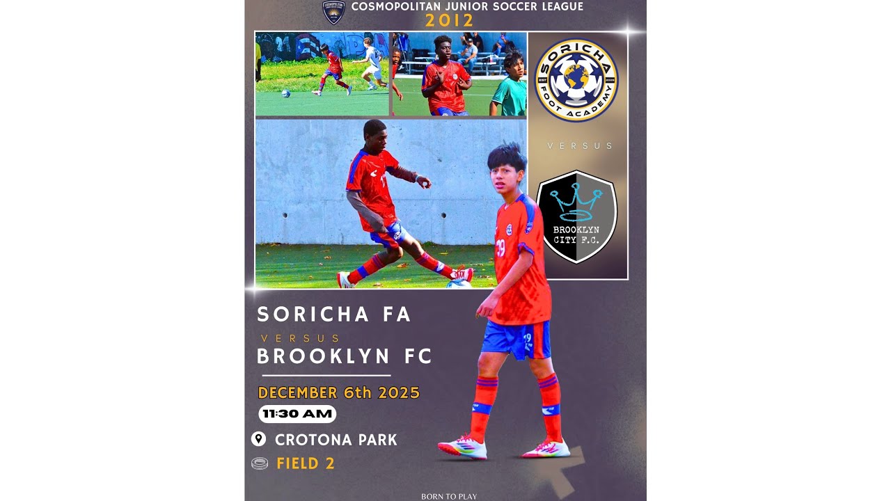 SORICHA FA (2012) vs BROOKLYN FC (2012) - CJSL - YouTube