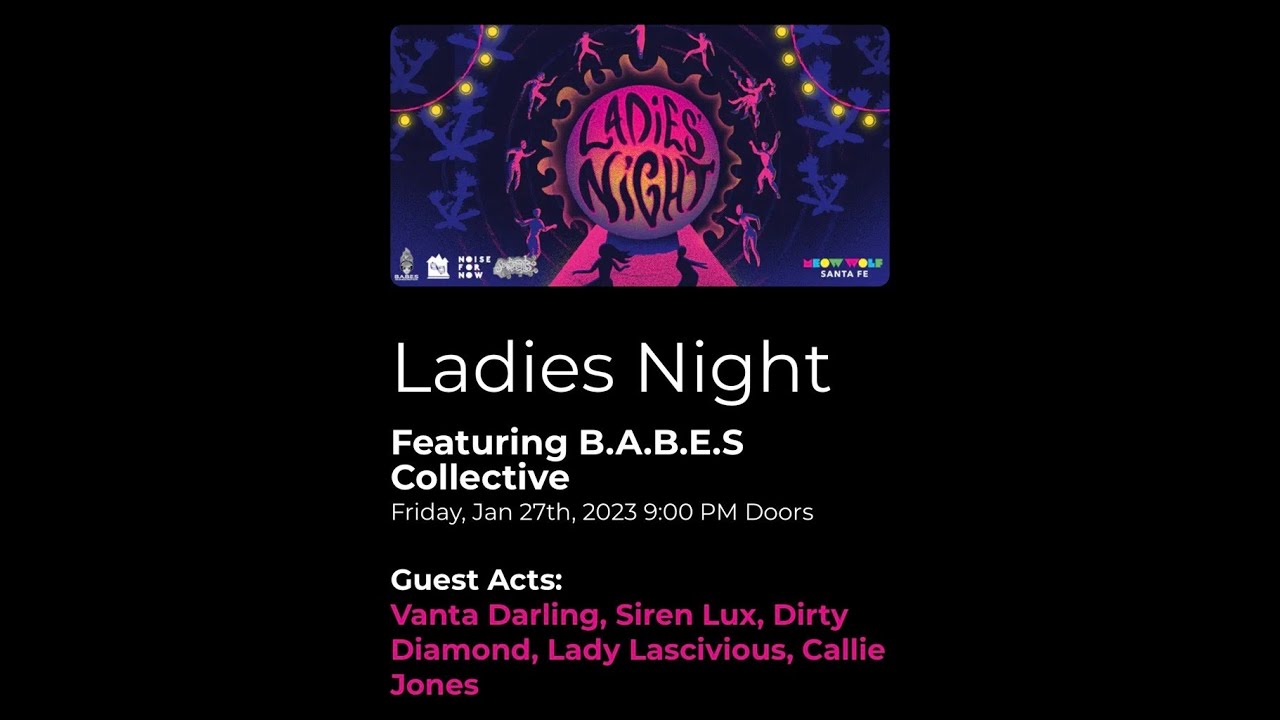 VANTA darling DJing at Meow Wolf Santa Fe - Ladies Night January 2023 ...
